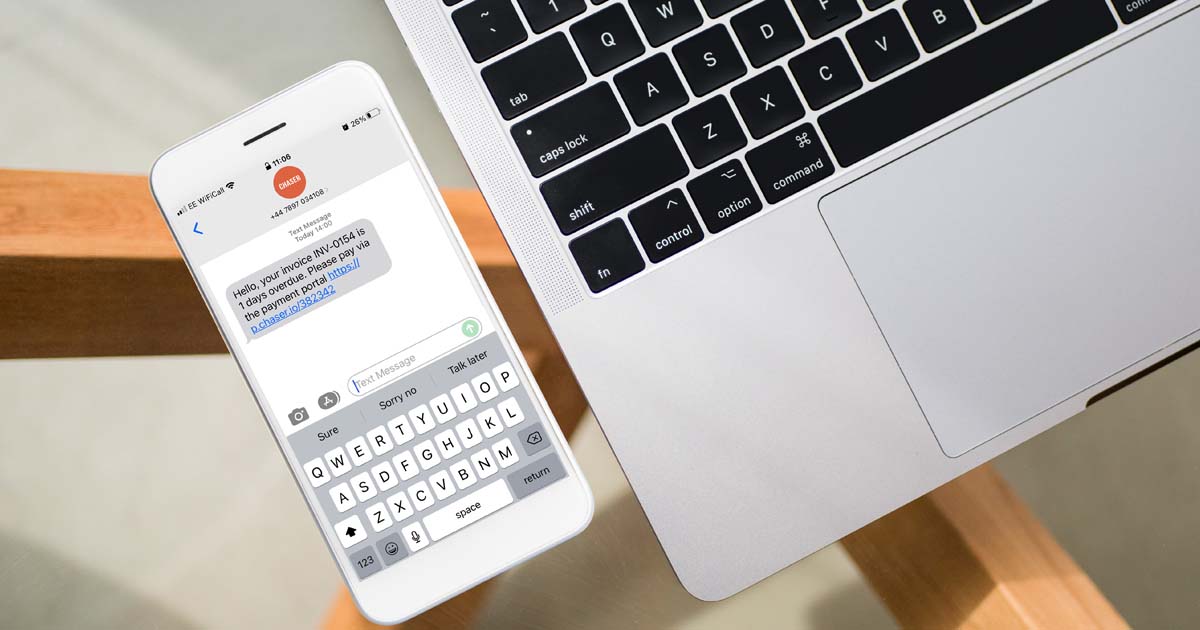 5 overdue payment reminder text message templates