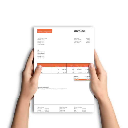 Thank you for downloading: Free invoice template