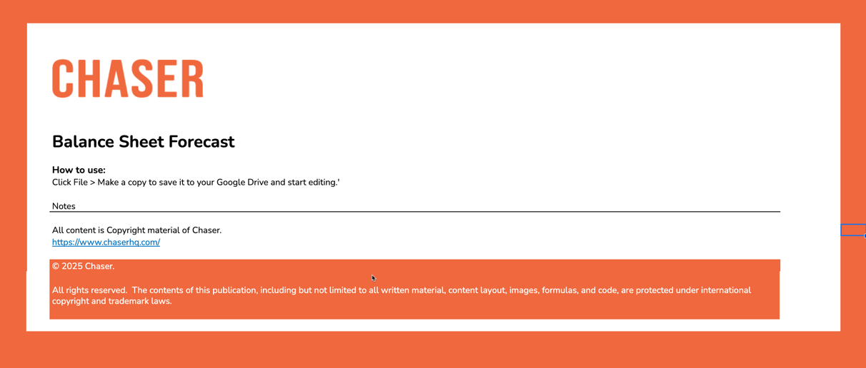Balance sheet forecasting: How to forecast your key line items