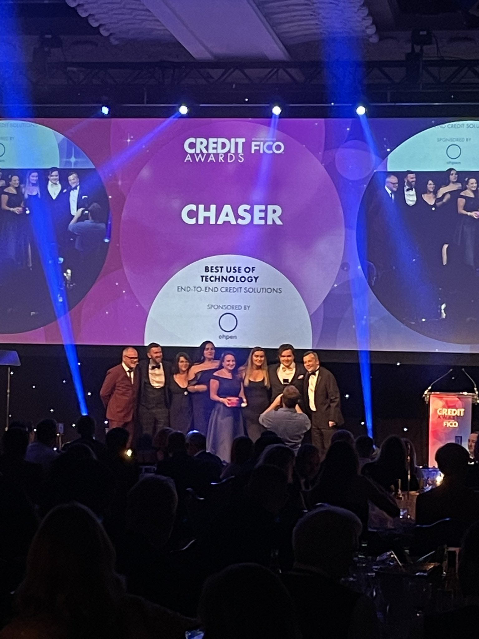 Chaser wins Best Use of Technology award at the Credit Awards 2022