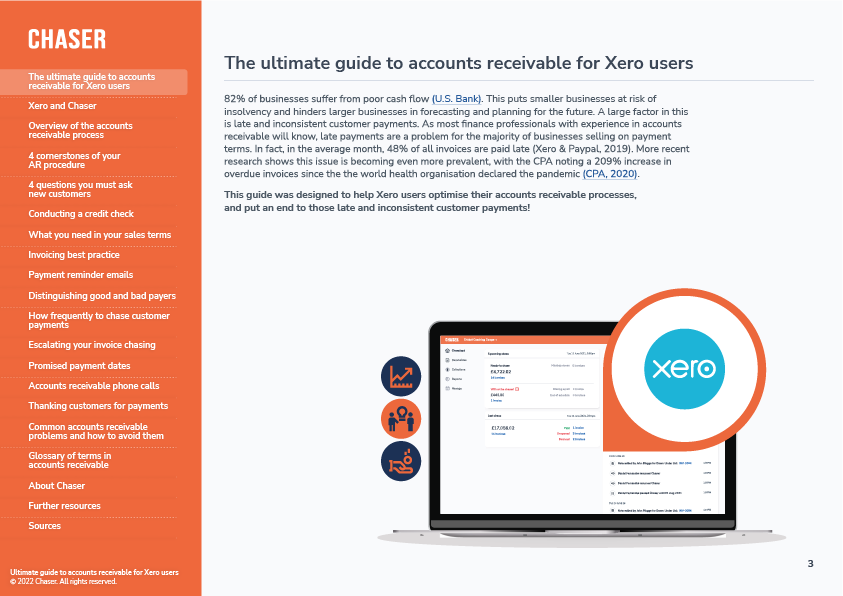 The ultimate guide to accounts receivable for Xero users | Chaser
