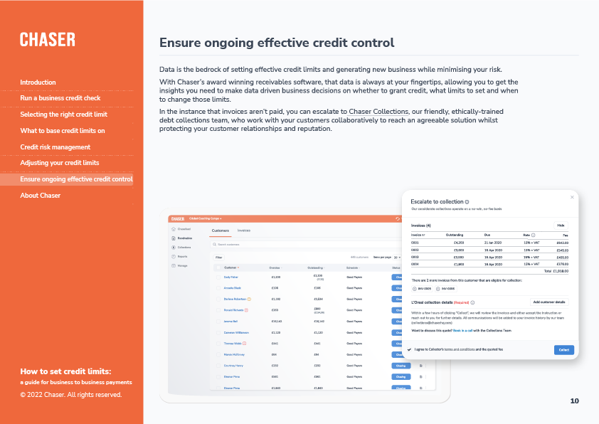 How to set credit limits: a guide for business to business payments